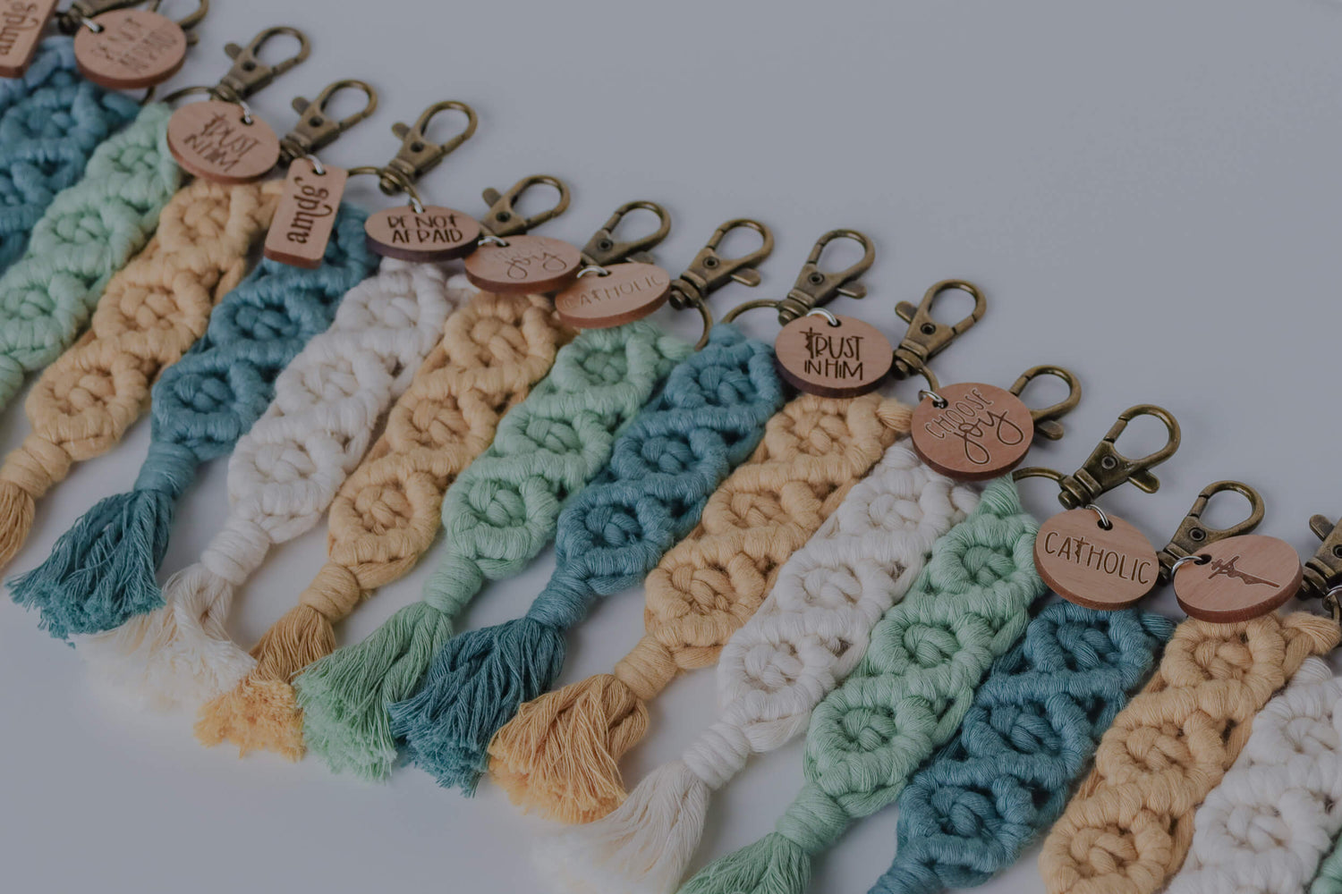 Catholic Keychains – Saint Clare and Francis