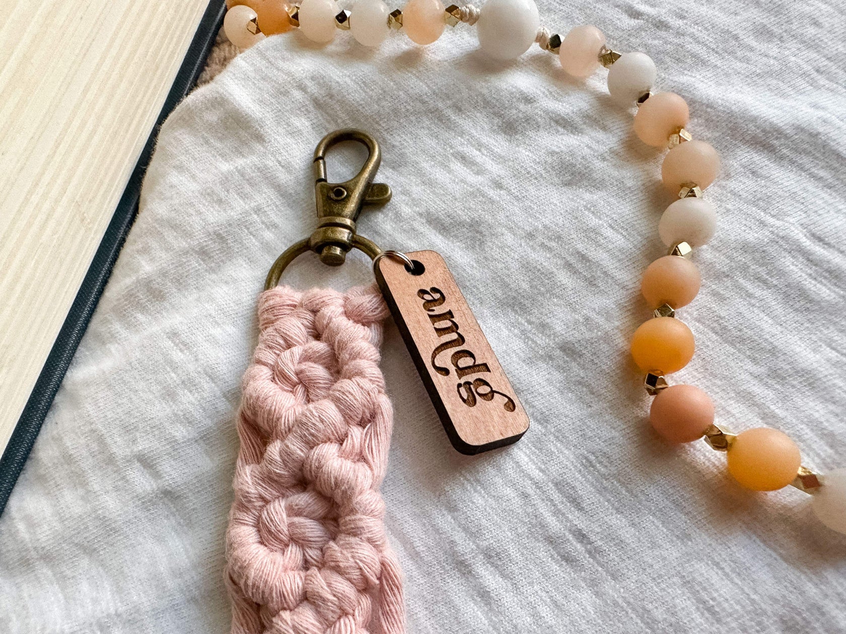 AMDG "For the Greater Glory of God" - Catholic Wood Keychain – Saint ...