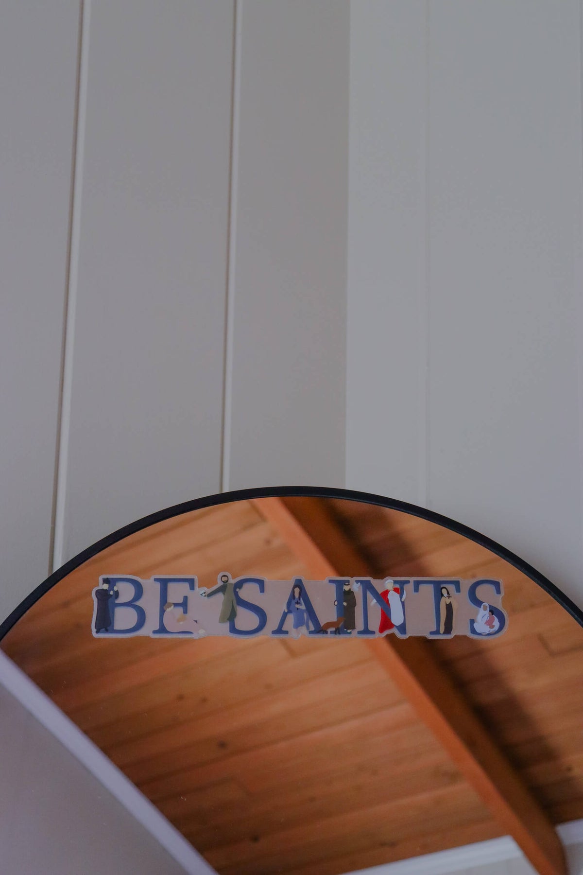 LARGE Be Saints - Catholic Vinyl Sticker – Saint Clare and Francis
