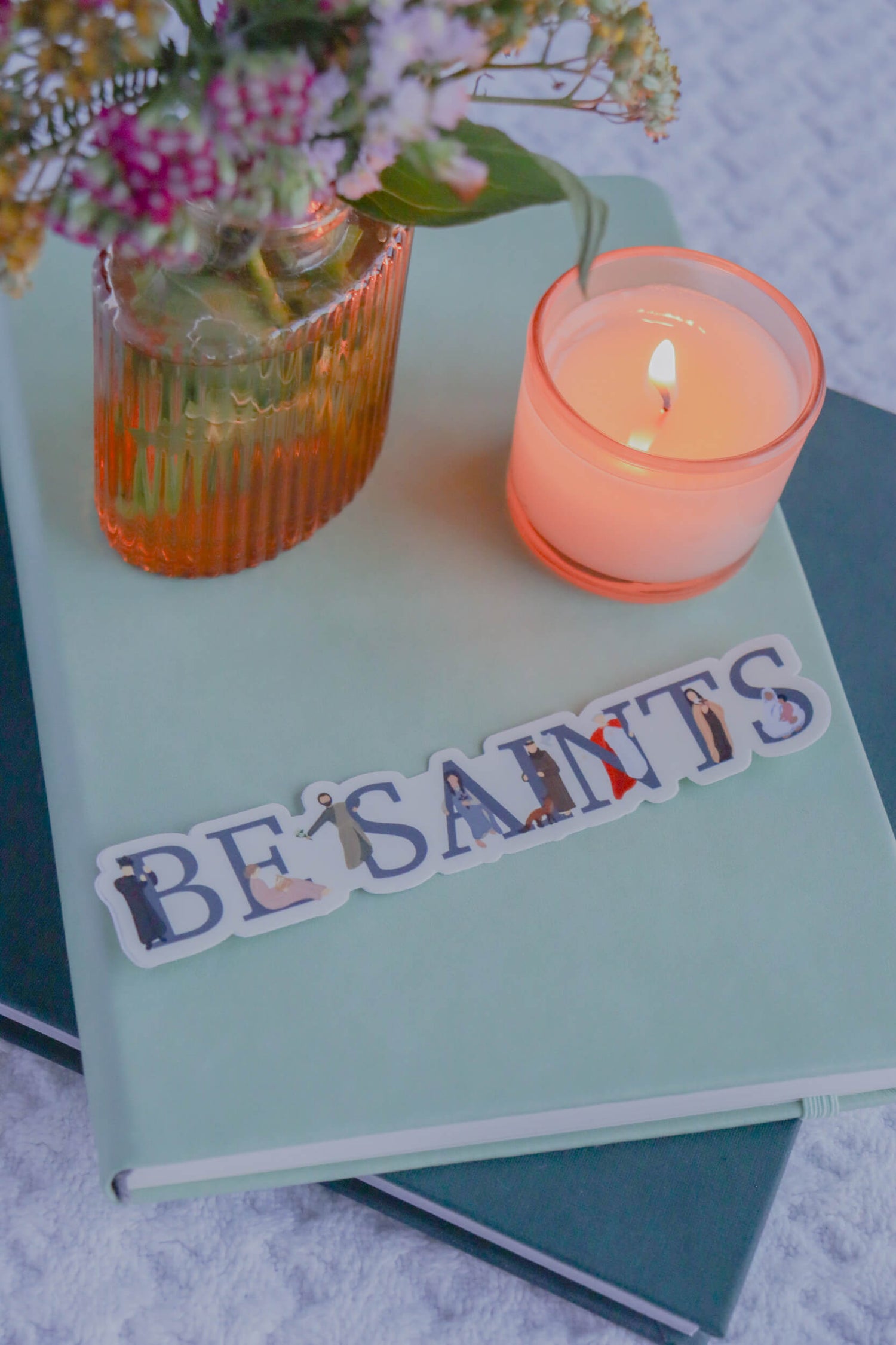 Catholic Stickers – Saint Clare and Francis