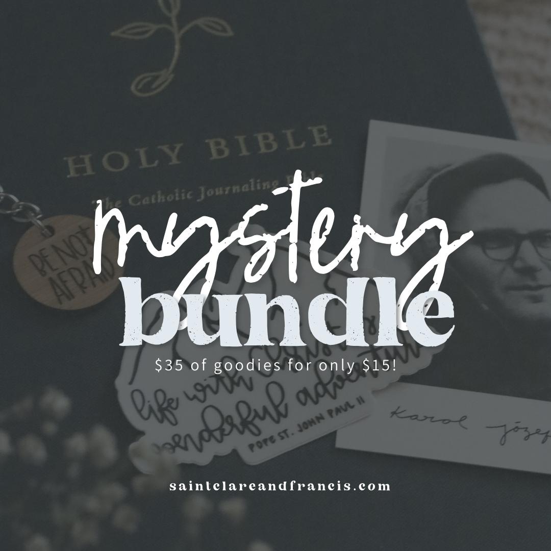 Catholic Mystery Bundle - ready to ship – Saint Clare and Francis