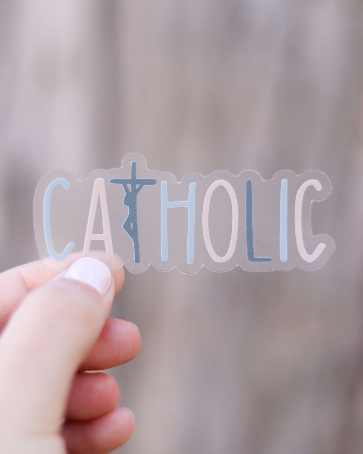 Catholic Vinyl Sticker - THERESE – Saint Clare and Francis