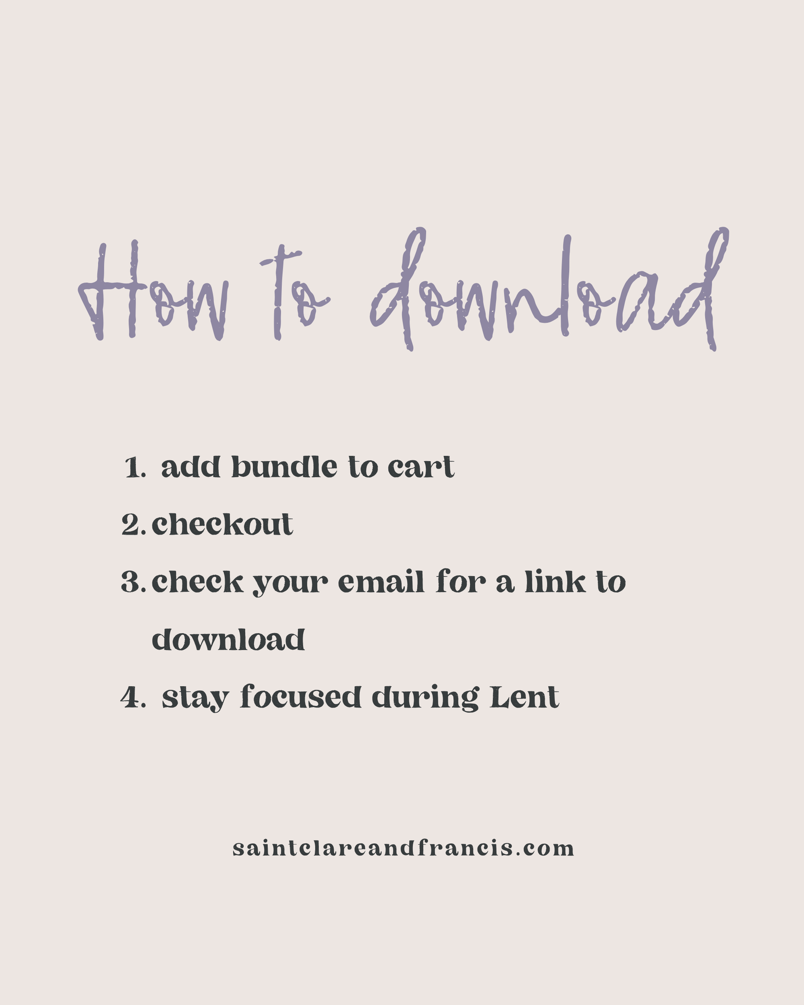 Catholic Young Adult Lent Bundle for Teens – Saint Clare and Francis