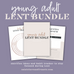 Catholic Young Adult Lent Bundle for Teens – Saint Clare and Francis
