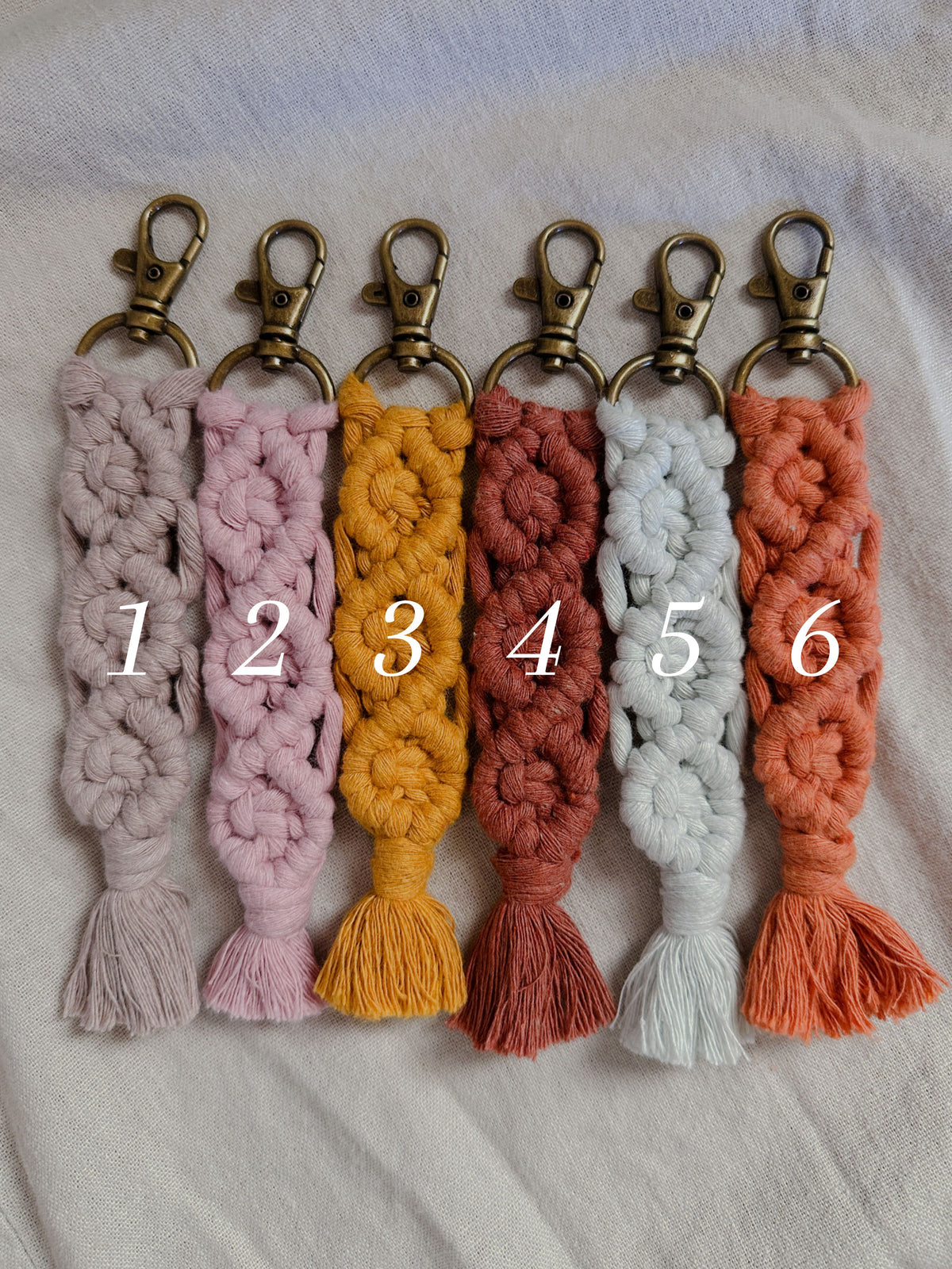 Catholic Macrame Keychain - BUILD YOUR OWN – Saint Clare and Francis